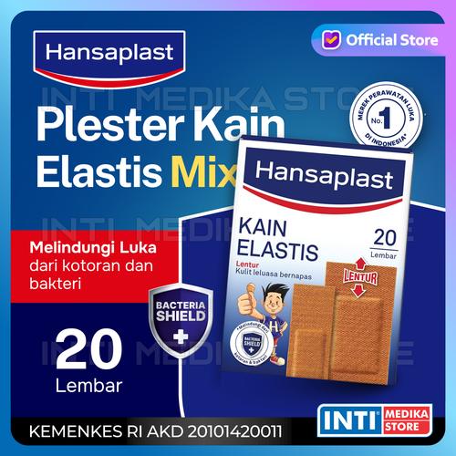 Promo HANSAPLAST - Plester Kain Elastis Mix 20s | Plaster Luka Kulit ...