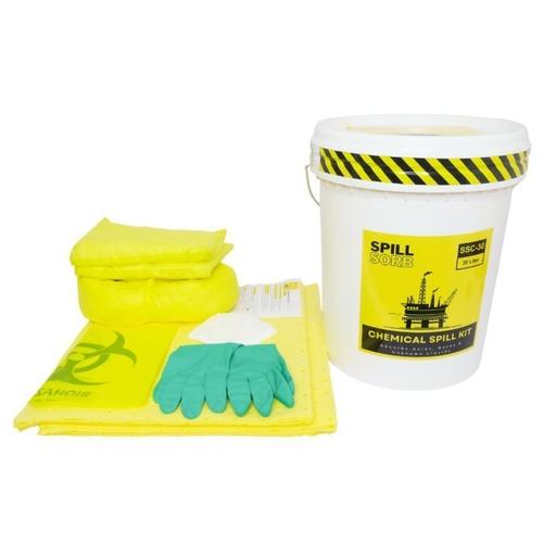 Jual Spill Sorb Penyerap Tumpahan Kimia 8 Galon Chemical Spill Kit 30 ...