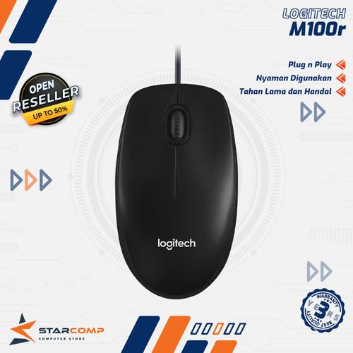 Jual Logitech M100r USB Optical Wired Mouse - Kota Surakarta - Starcomp Solo | Tokopedia