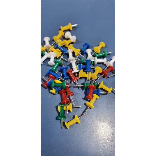 Jual Push Pin Jarum Tekan Paku Pin Warna Warni Paku Payung Paku Mading Jarum Tekan
