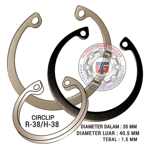 Jual Snap Ring Tipe R38 / Circlip Internal Retaining Type R 38 ...