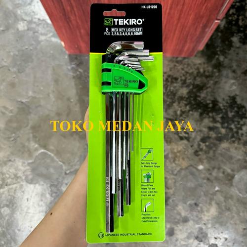 Jual KUNCI L SET 8 PCS TEKIRO LONG PANJANG TEKIRO HEY KEY LONG SET ...
