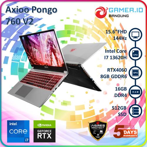 Promo Axioo Pongo 760 V2 i7 13620H RTX4060 16GB 512GB 15.6" FHD IPS 144Hz DOS - No Paket, No ...