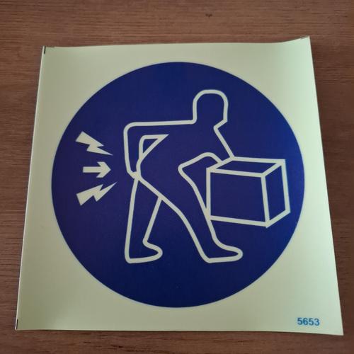 Jual 335653 Tanda wajib berperekat - Angkat dengan benar - Kota Depok ...