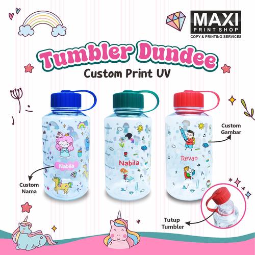 Jual Tumbler Dundee Print UV Custom 1 Liter / Cetak Botol Minum Dundee ...