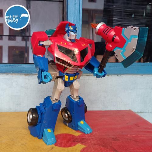 Jual Transformers Animated Supreme Roll out Command Optimus Prime ...