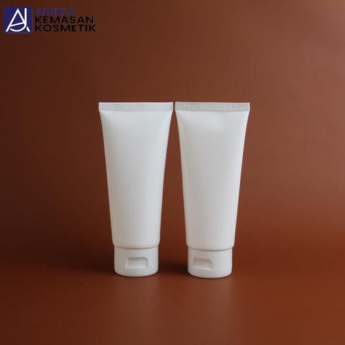 Jual Botol tube 100 ml / botol fliptop 100 ml tube putih - Kab. Bogor - A.J.Aneka Kemasan ...