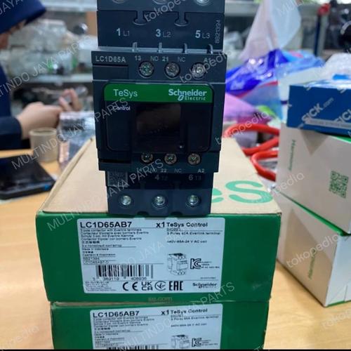 Jual SCHNEIDER LC1D65AB7 CONTACTOR 65A AC3 30KW COIL 24VAC - Kota ...