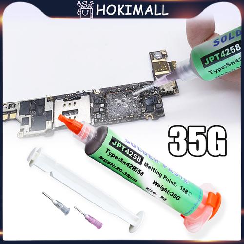 Promo 138℃ Low Temperature Solder Paste for Iphone Repair Sn42bi58 138 ...