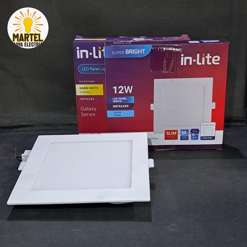 Jual Lampu panel light led INLITE Inbow kotak 12W 12 WATT - INPS628S - Putih - Kab. Sleman ...