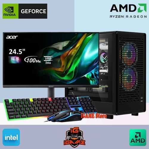 Jual FULL SET PC Gaming Core i3 12100F I GTX 1650 I 24 Inch Streaming TOP - i3 10105F, GT 1030 ...