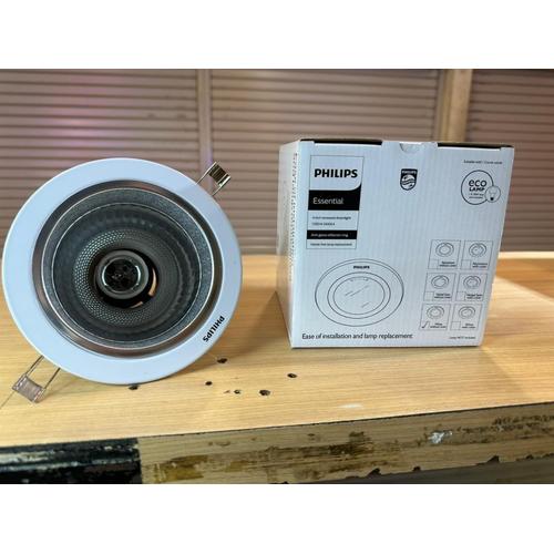 Jual Fitting Sarang Lampu Downlight Philips 4 Inchi Recessed White ...