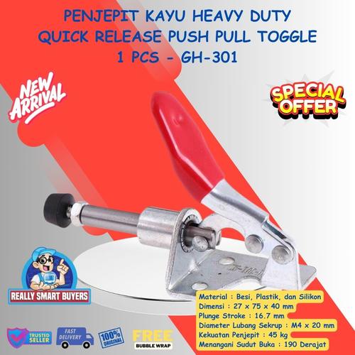 Jual Klem Penjepit Kayu Set 2pcs Quick Release Push Pull Toggle MURAH ...