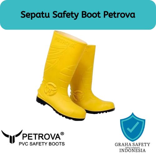 Jual Sepatu Safety Boot Petrova - 43 - Jakarta Barat - GRAHA SAFETY ...