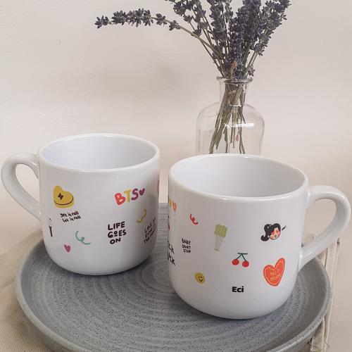 Jual (BACA DESKRIPSI) Mug Hampers Custom Nama KPOP & NON KPOP/BTS iKON ...