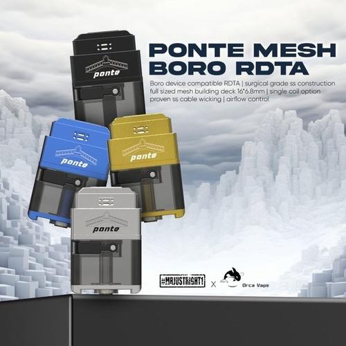 Promo Ponte Boro Mesh RDTA RBA 100% Authentic by Orca Vape x ...