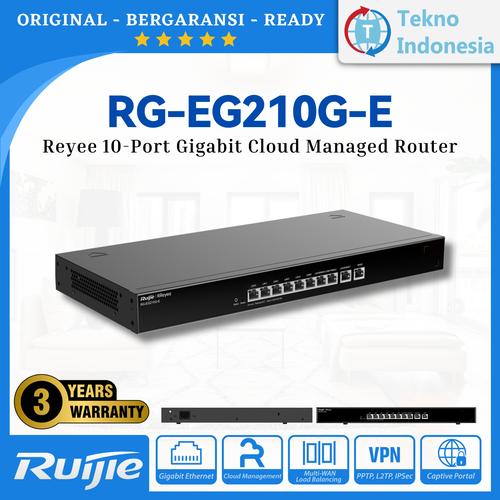 Jual Ruijiee Reyee RG-EG210G-E 10-Port Gigabit Cloud Managed Router ...