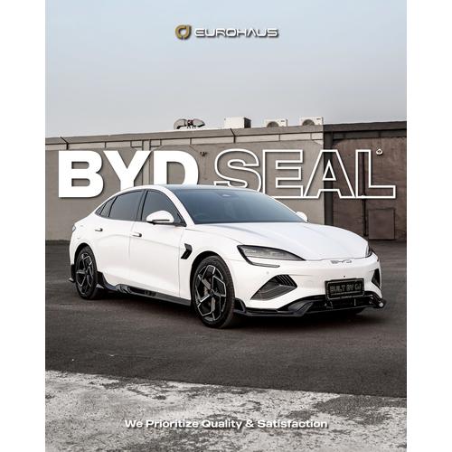 Jual Bodykit BYD Seal Black Gloss Front Lip Side Skirt Diffuser ...