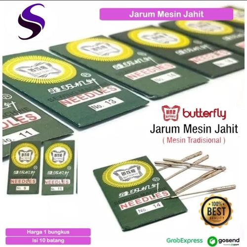 Jual Jarum Mesin Jahit Butterfly Portable Mesin tradisional HAx1 Klasik ...