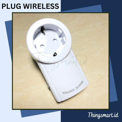 Jual Plug Wireless Stop kontak with remote socket colokan otomatis ...