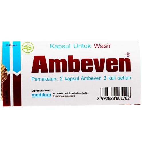 Jual Ambeven Per strip isi 10 kapsul - Kab. Grobogan - farmavit | Tokopedia