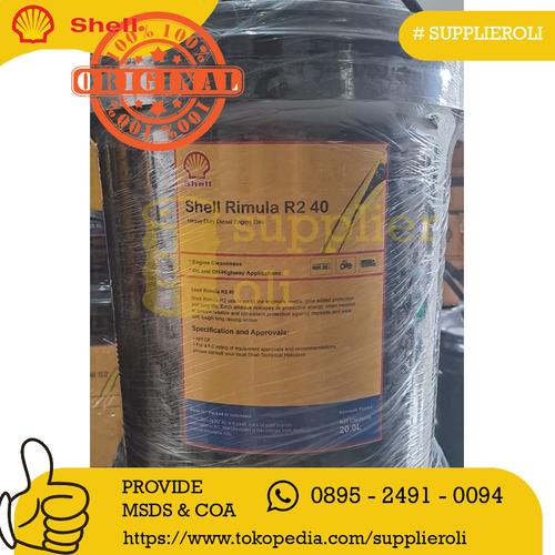 Jual Shell Rimula R2 40 - Heavy Duty Diesel Engine Oils - Pail - Kab ...