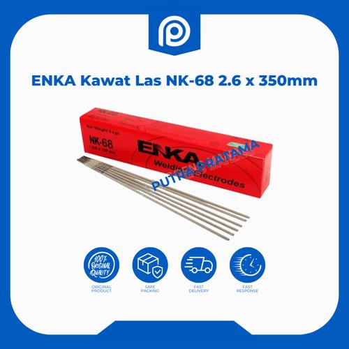 Promo ENKA Kawat Las NK-68 2.6 x 350mm Kawat Las Welding Electrodes - Kota Surabaya - Putra ...