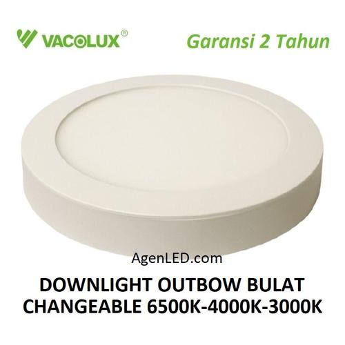 Jual VACOLUX Lampu Downlight LED Panel 6W 9W 12W 18W Putih 6 9 12 18 w ...