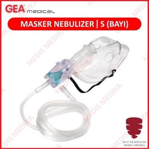 Jual Masker Nebulizer S Bayi M Anak L Dewasa XL Jumbo GEA Alat Bantu Pernafasan Nebuliser Mask ...