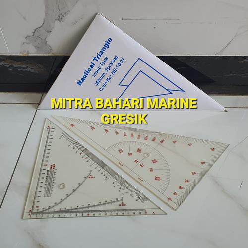 Jual Mistar Segitiga / Penggaris Segitiga / Nautical Triangle Type ...