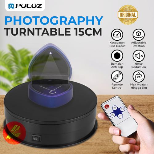 Promo Display Putar Turntable Turn Table Adjust Speed Remote Rotasi 360 ...