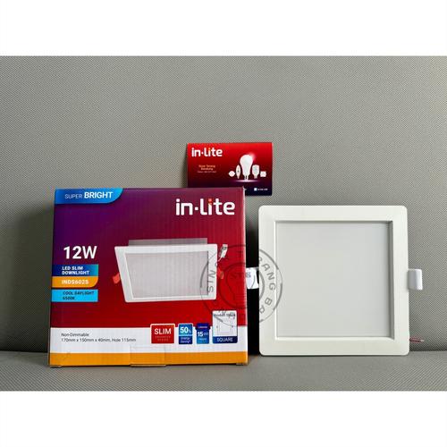 Jual LAMPU LED PLAFON INLITE SLIM DOWNLIGHT KOTAK 12W 12 WATT ...