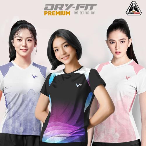 Jual Wins Lova Baju Olahraga Premium Cewe Baju Badminton Wanita Print ...