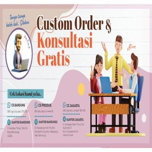 Jual CUSTOM UNDANGAN MINI KOPI CETAK KARTU UCAPAN UNIK uk 6X10cm Dear ...