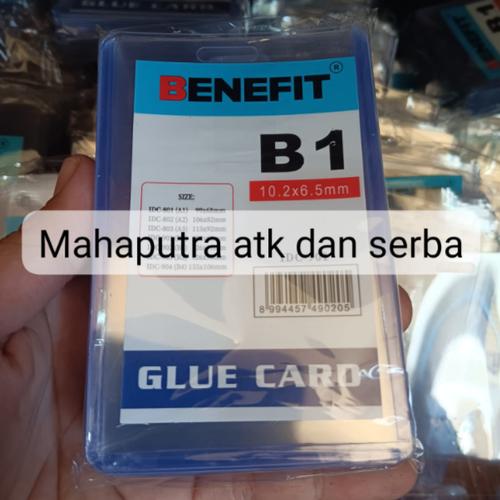 Jual 1 pak isi 20 pcs ID Card mika nama B1/Name Tag / Papan Name Tag ...