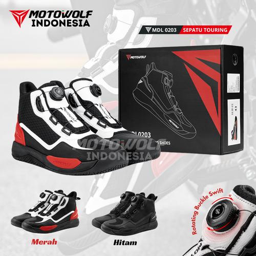 Jual Sepatu Boot Biker Motor Sunmori Touring Racing Street Adventure ...