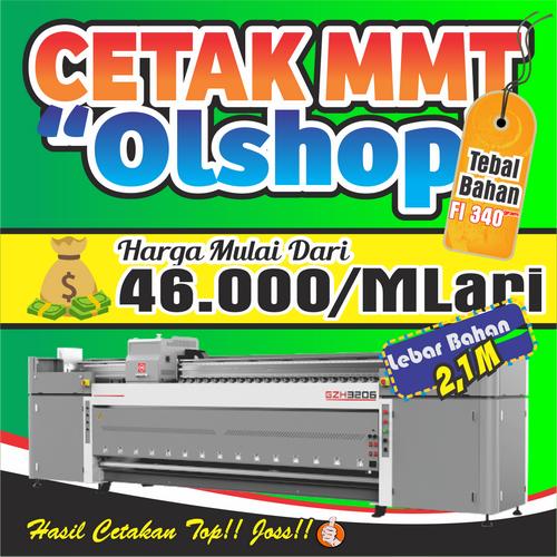 Jual cetak MMT tebal bahan fl340gram lebar bahan 2m - Kota Surakarta ...