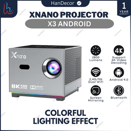 Jual Projector Xnano X3 Android 2800 Lumens | Xnano X3 Android Support ...