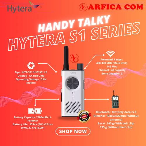 Jual NEW HYTERA S1 SERIES UHF 400 Mhz HYT S31 LF HT HYTERA S1 UHF ...