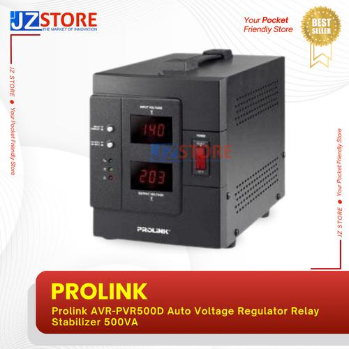 Jual Prolink AVR-PVR500D Auto Voltage Regulator Relay Stabilizer 500VA ...