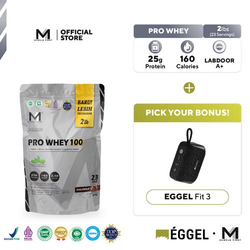 Promo [MUSCLE FIRST X EGGEL] Pro Whey 100 2lbs/900gr - Whey Protein ...