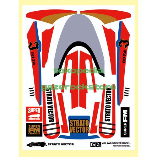 Jual Stiker Tamiya Strato Vector Cutting Vynil - Strato Vector - Kab ...