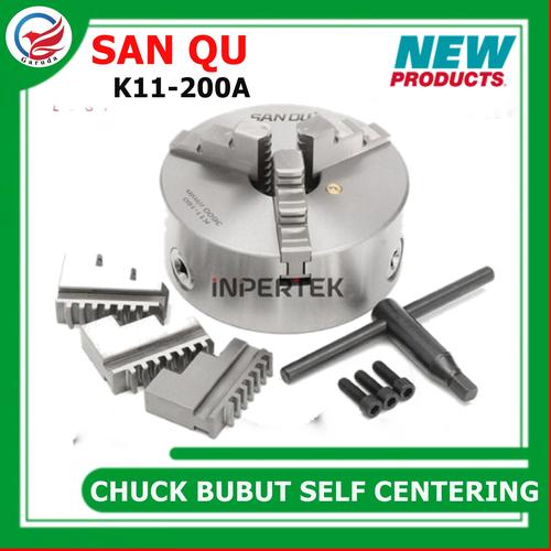 Jual Chuck Bubut Baut 200A K11 SanOu - Claw Bubut 8in 3Jaw Model Baut ...
