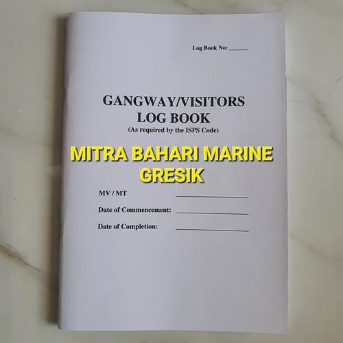 Jual Visitor Log Book / Gangway Log Book - Kab. Gresik - MITRA BAHARI ...