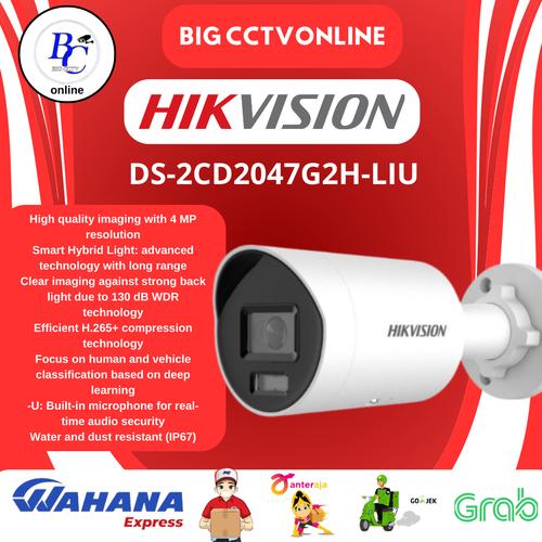 Jual HIK DS-2CD2047G2H-LIU-HIKVISION IP CAMERA 4 MP Smart Hybrid Light ...