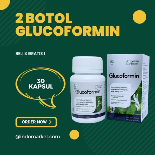 Jual glucoformin obat herbal diabetes menurunkan gula darah 30 kapsul ...