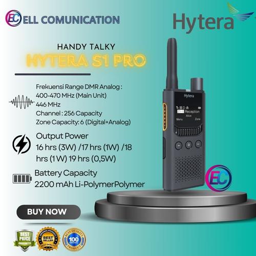 Jual HYTERA S1 PRO HYT S35 DMR HT HYTERA S1 PRO DMR UHF 400 Mhz NEW ...