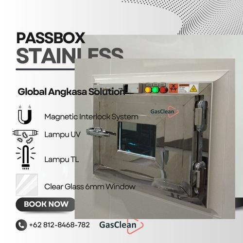 Jual Passbox Stainless Thru Box Transfer Box Cleanroom Laboratorium BSL ...