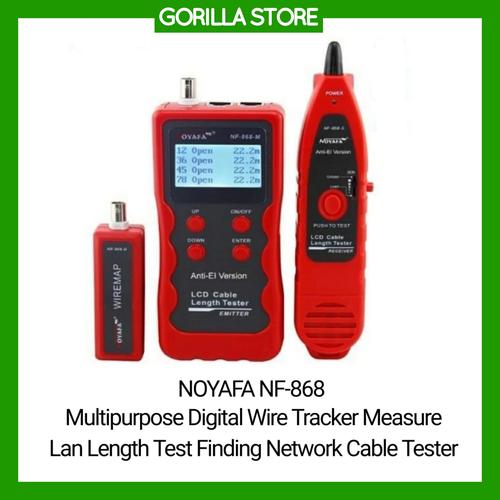 Jual NOYAFA NF-868 Multipurpose Digital Wire Tracker Measure Lan Length ...