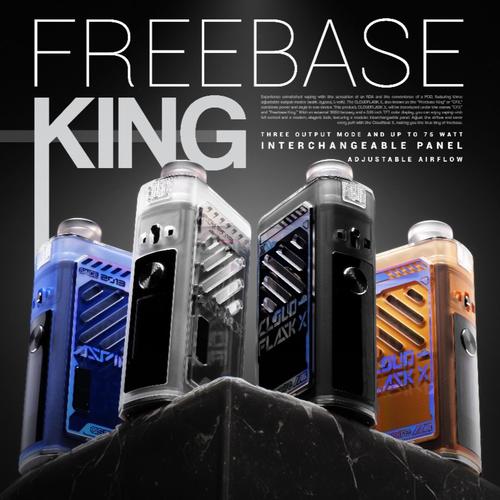 Jual Aspire Cloudflask X 75W 18650 Pod Mod Kit by Aspire / Clodflask X Freebase King - AZURE ...